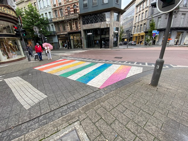 Rainbow zebra crossings of Antwerp – Trip By Trip